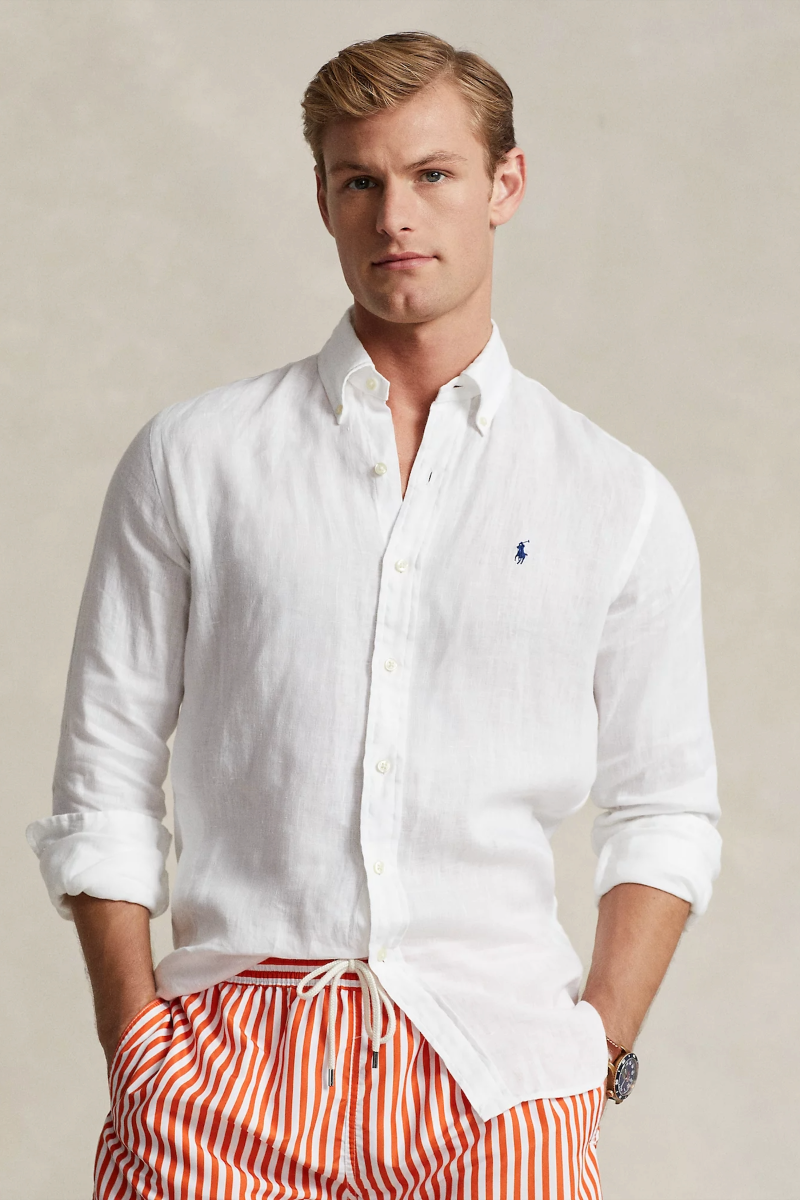 Camisa Lino Ralph Lauren - Tienda De Ropa DiMarcos